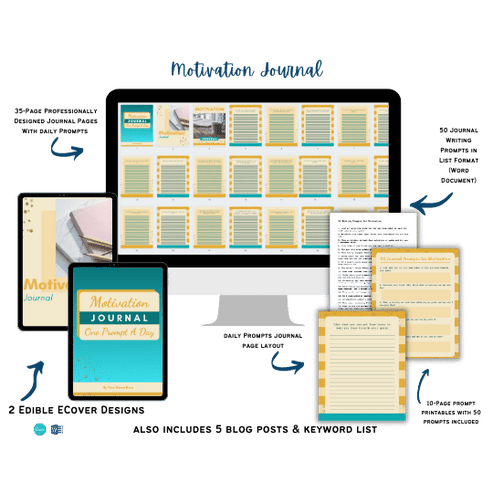 Done-For-You Journal With Prompts: Motivation – Your Essential Toolbox